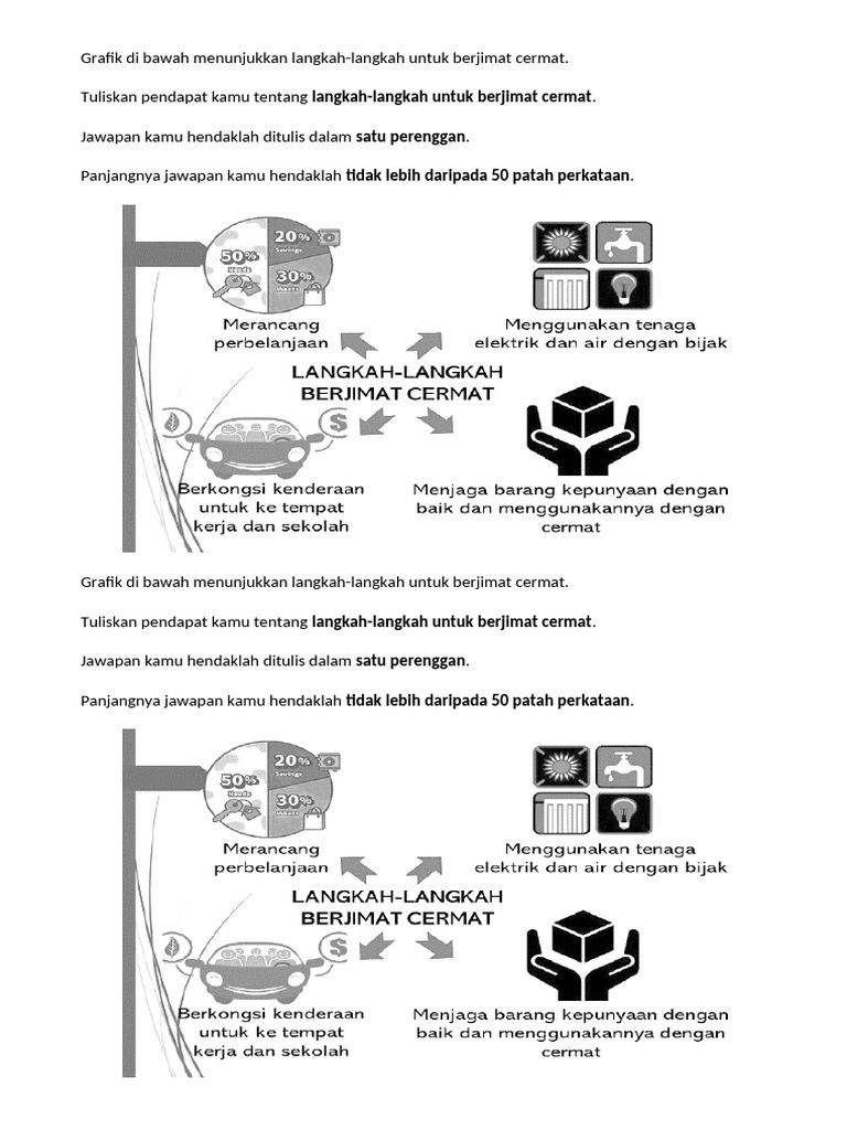 Bahagian C - Cara-Cara Untuk Berjimat Cermat | PDF