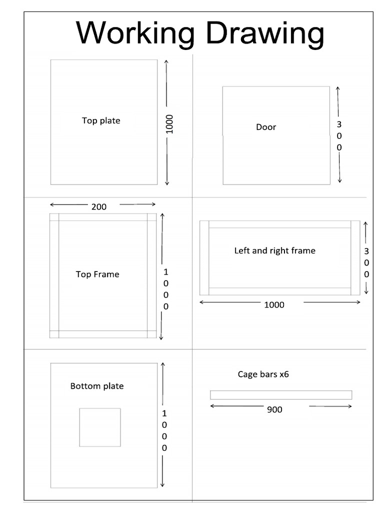 Working Drawing | PDF