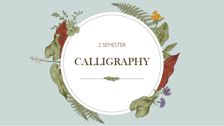 Calligraphy Pdfpage1 | PDF