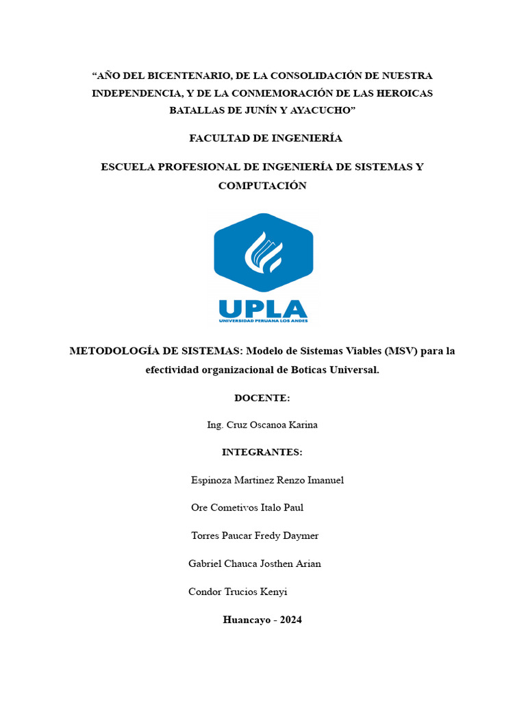 Msv-Proyecto Final | PDF