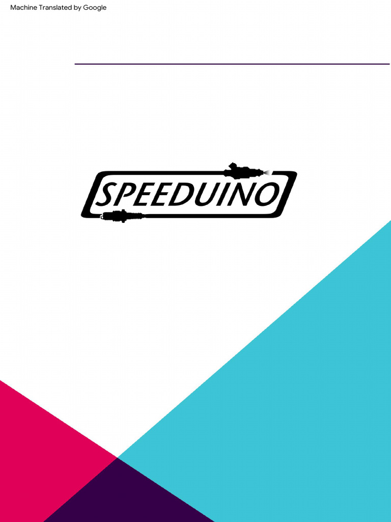 Speeduino Manual | PDF