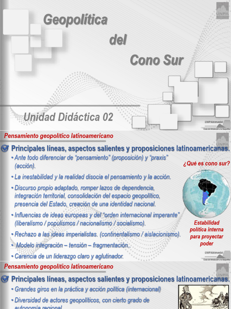 Expo (UD 2 - Geopolítica Del Cono Sur) | PDF