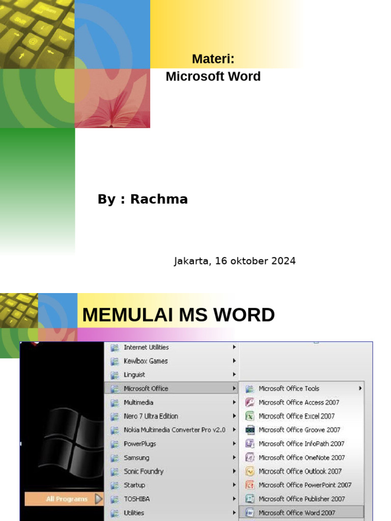 Materi Ms Word | PDF