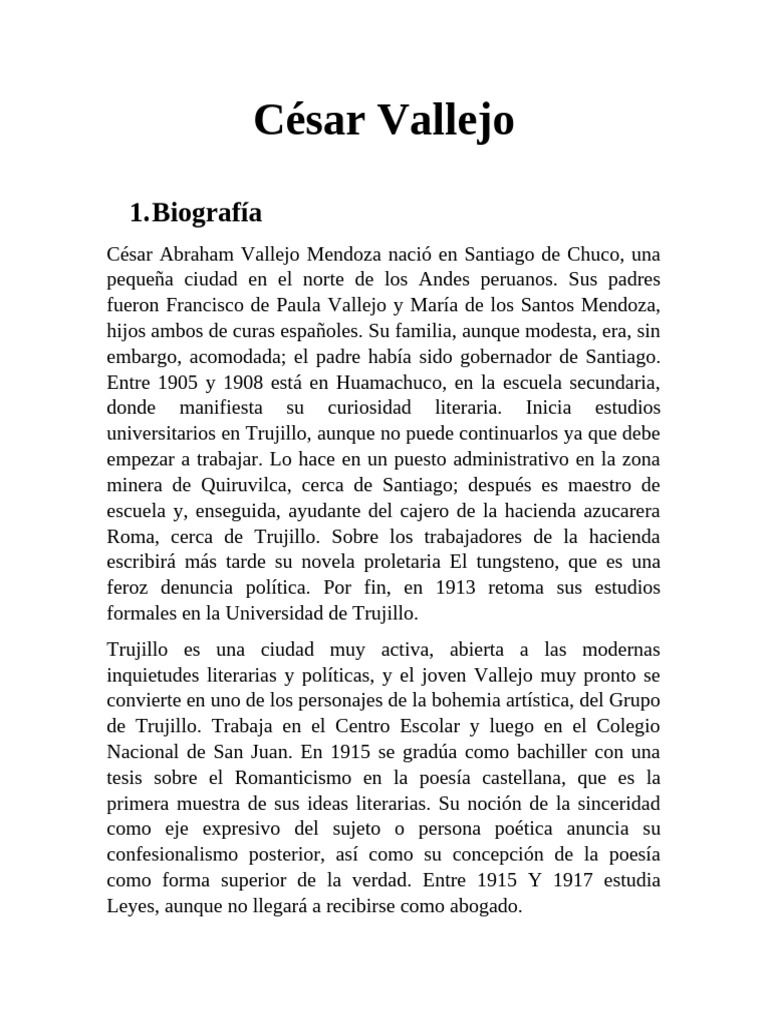 César Vallejo | PDF