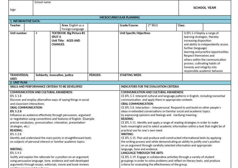 UNIT 4 2nd BGU B1 split A | PDF