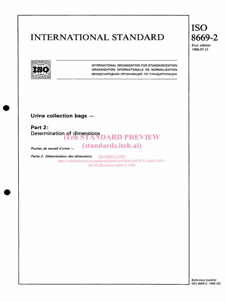 ISO-8669-2-1988 | PDF