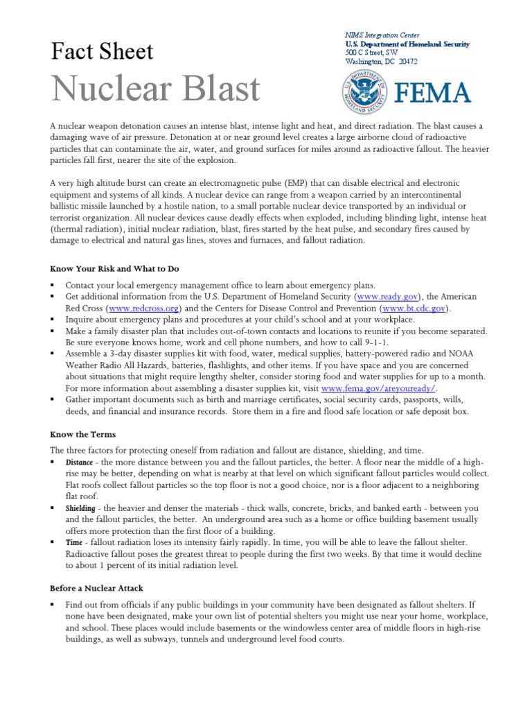 Nuclear Factsheet Final | PDF | Nuclear Weapons | Radiation
