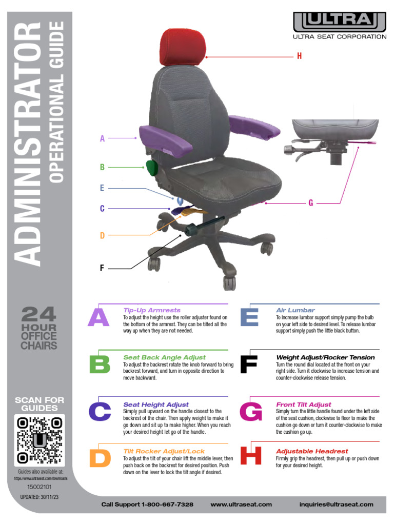 Admin_Office_Chair_Operational_Guide | PDF