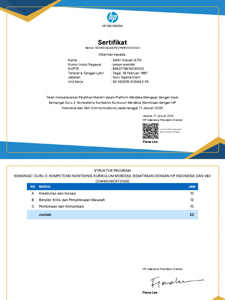 Certificate | PDF