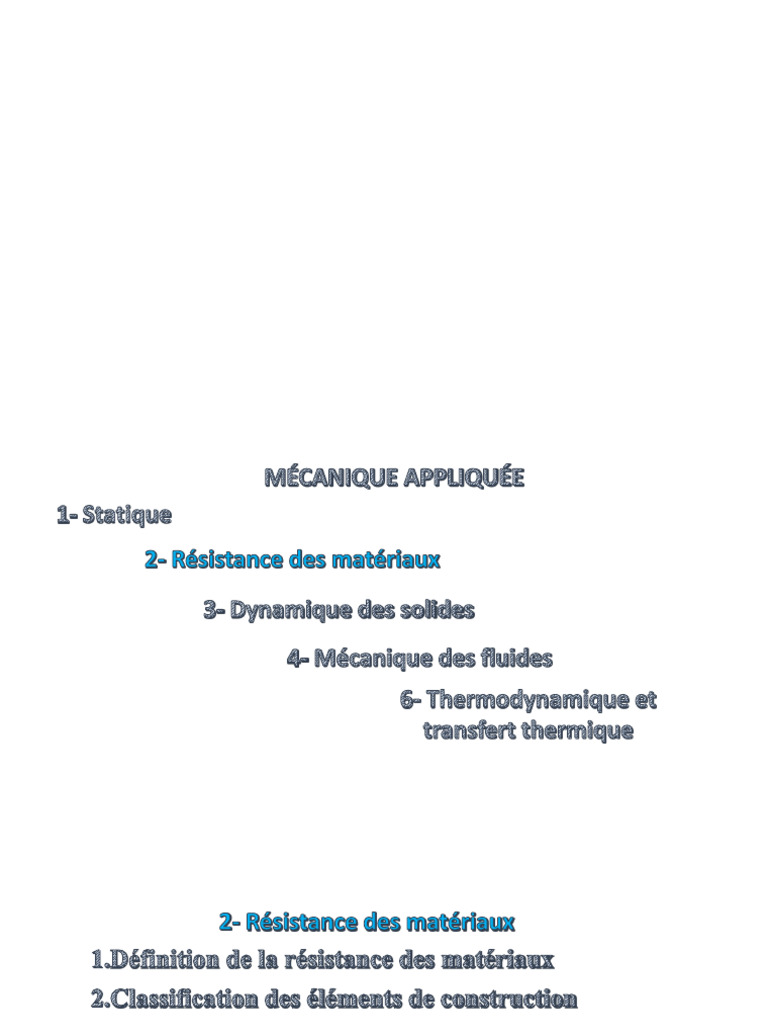 Types d'appuis en résistance des matériaux | PDF | Sciences et ...