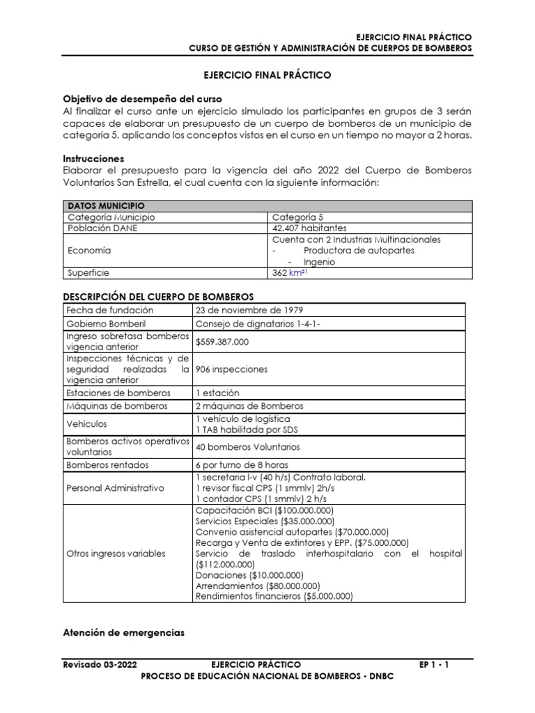 Ejercicio Practico Final | PDF