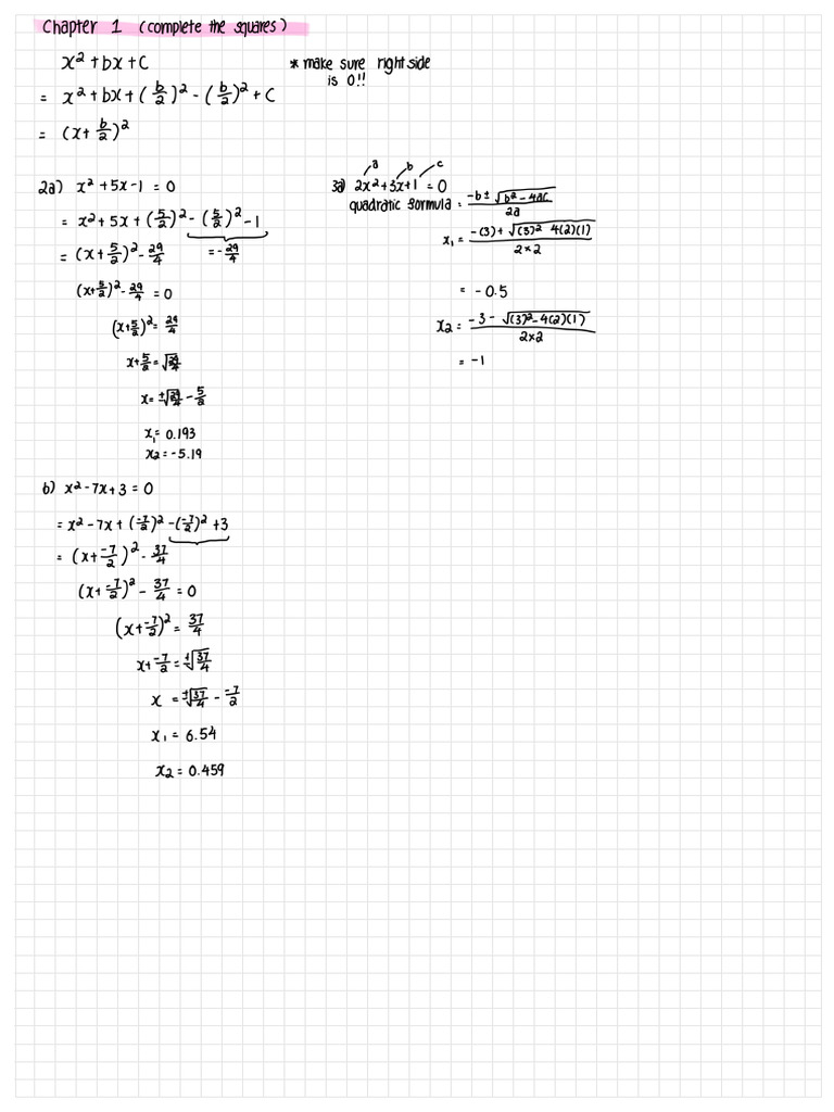 Chapter 1-Algebra | PDF
