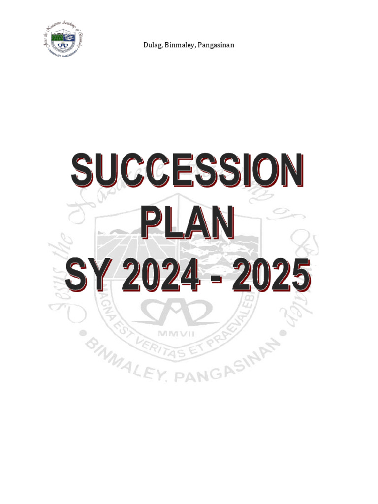 SUCCESSION PLAN | PDF