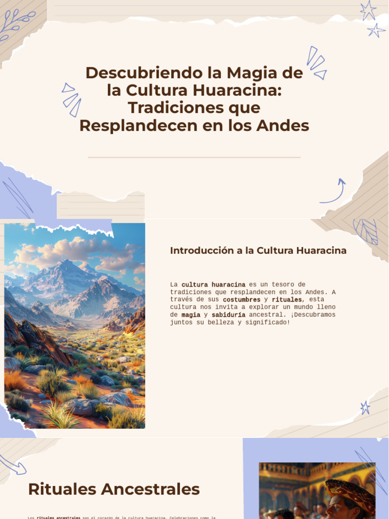 Slidesgo Descubriendo La Magia de La Cultura Huaracina Tradiciones Que ...