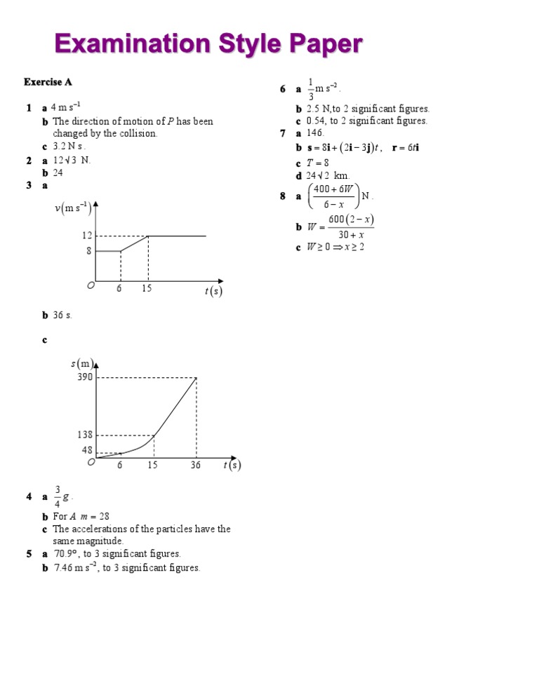 Exam Style Paper Analysis | PDF