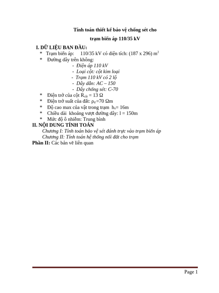 Đ Án Cao Áp Nhóm 8 | PDF