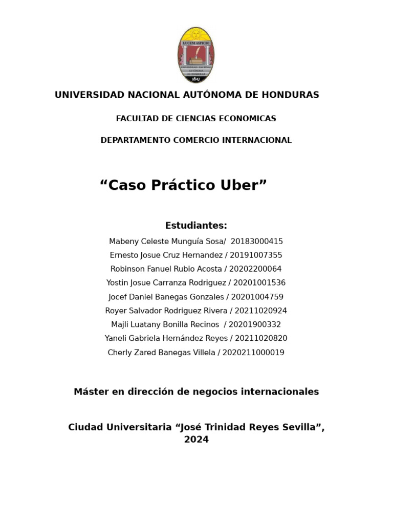 CASO UBER | PDF
