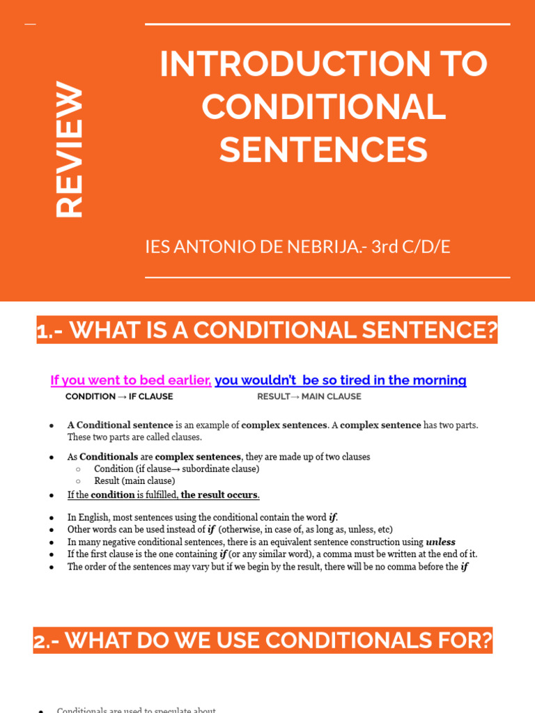 Conditional | PDF