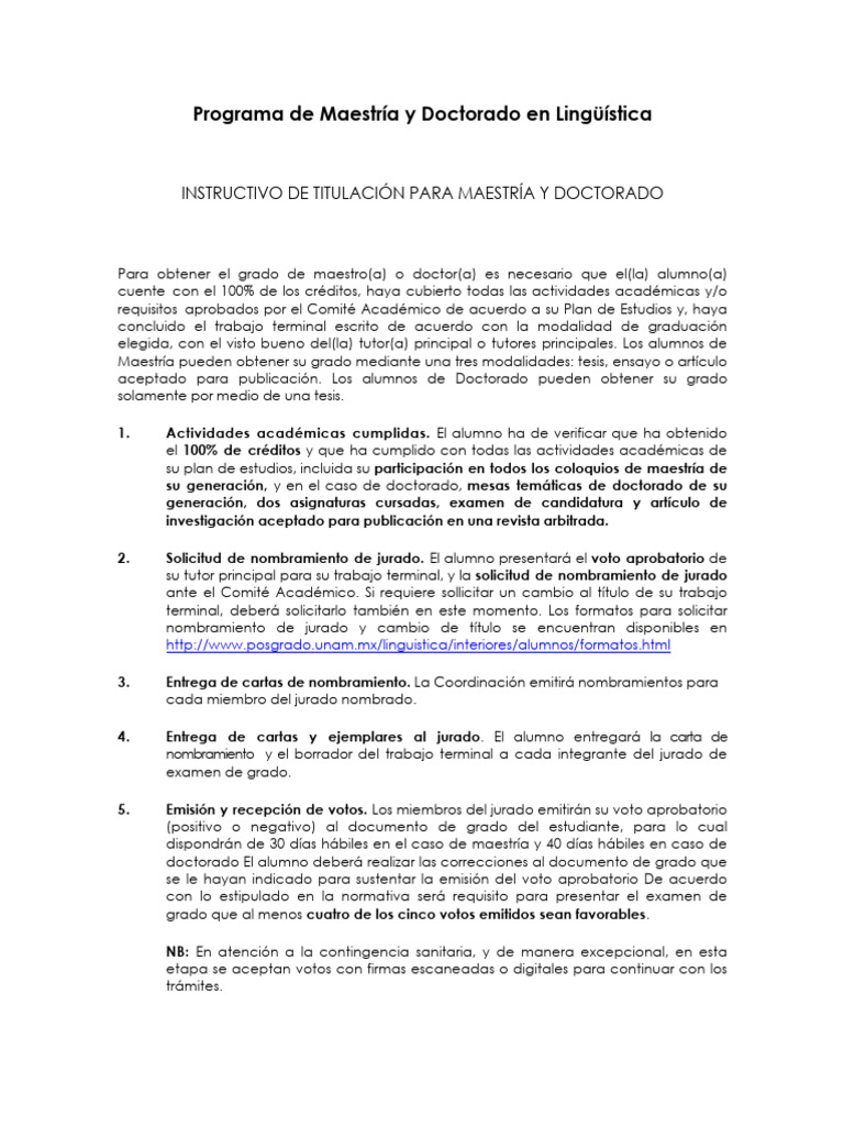 Instructivo Titulacion | PDF