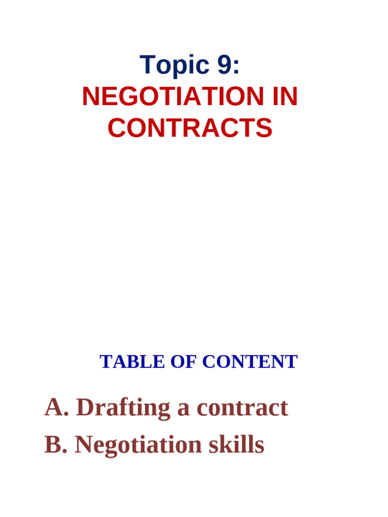 4 Rules of Negotiation | PDF