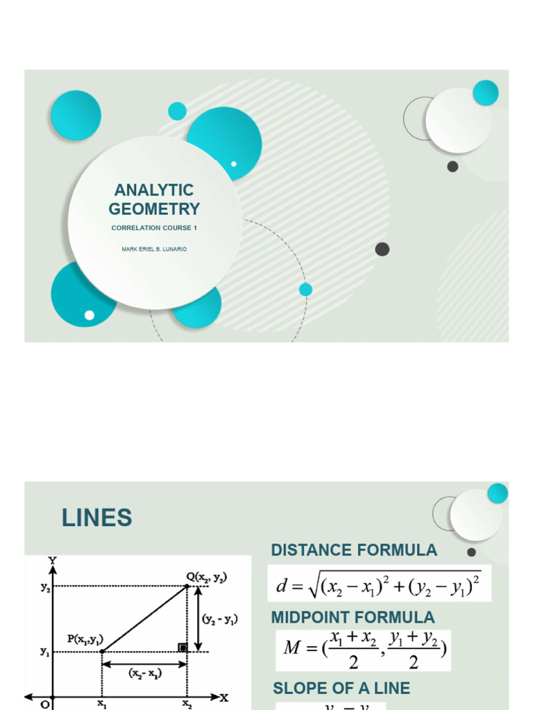 Analytic Geometry | PDF