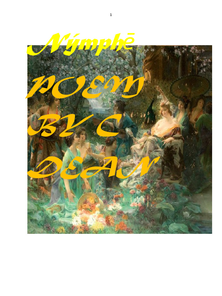 Nýmph: Poem BYC Dean | PDF