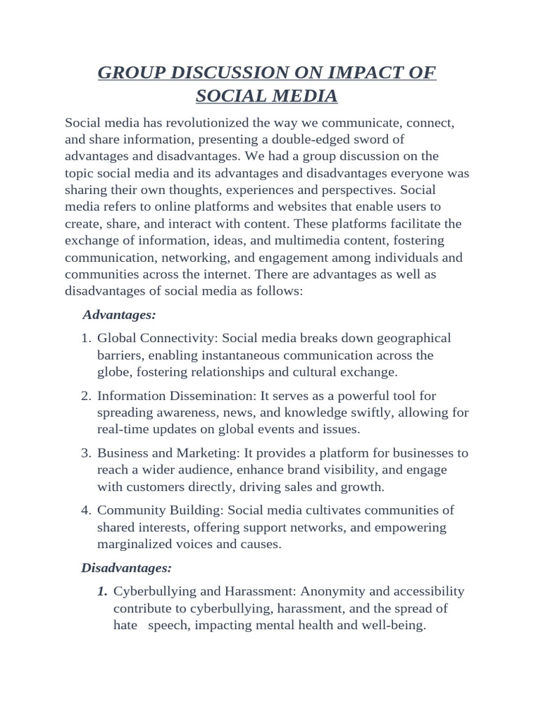 SOCIAL MEDIA | PDF