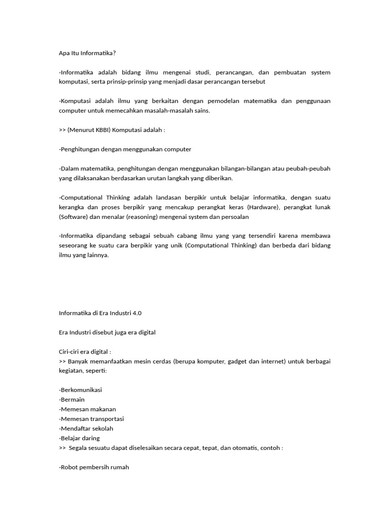 Apa Itu Informa | PDF