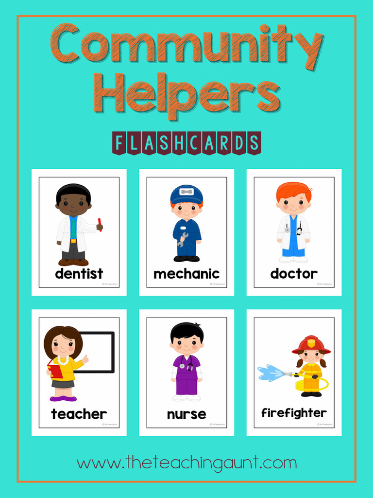 Community Helpers A4 | PDF