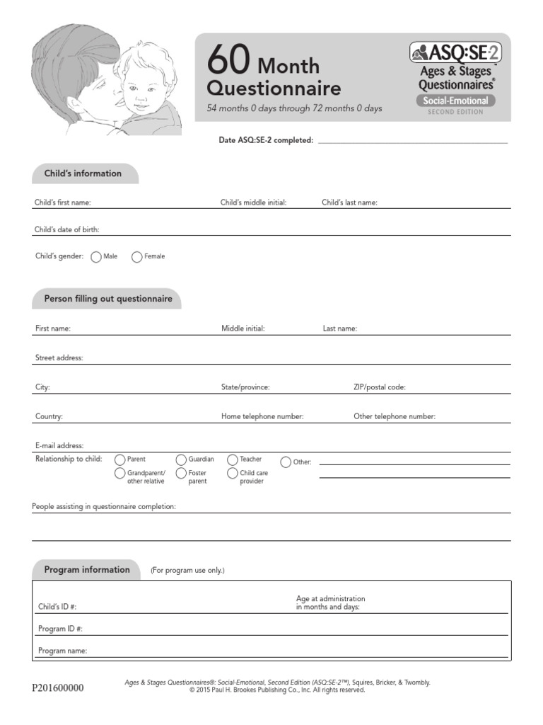 ASQ-SE 60mnth | PDF