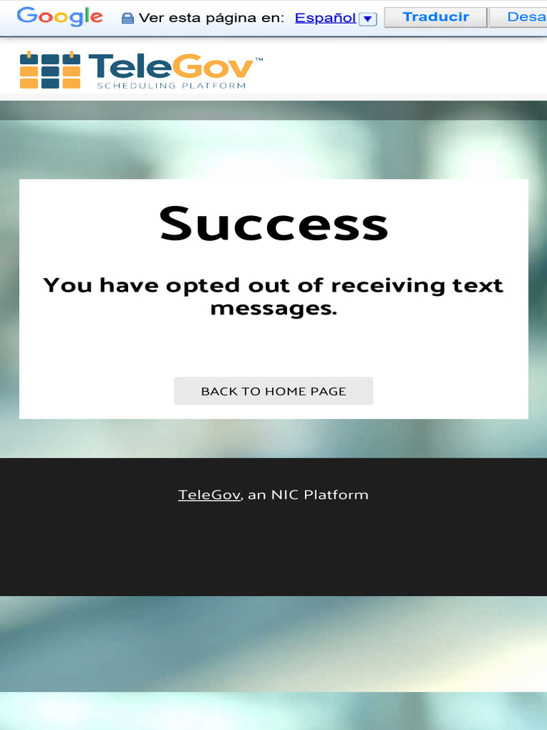 OptOut - TeleGov | PDF