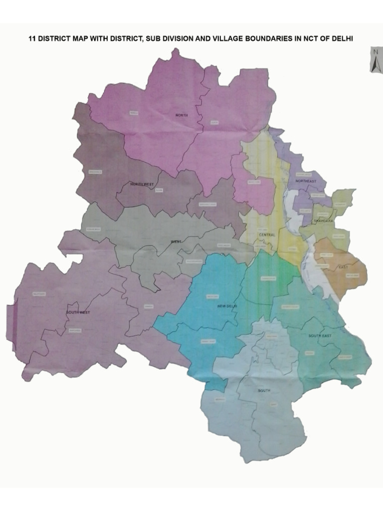 Delhirevenue Map | PDF
