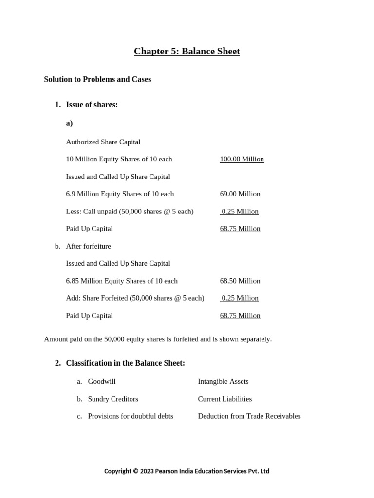 Chapter 6 Solutions To Problems and Cases | PDF