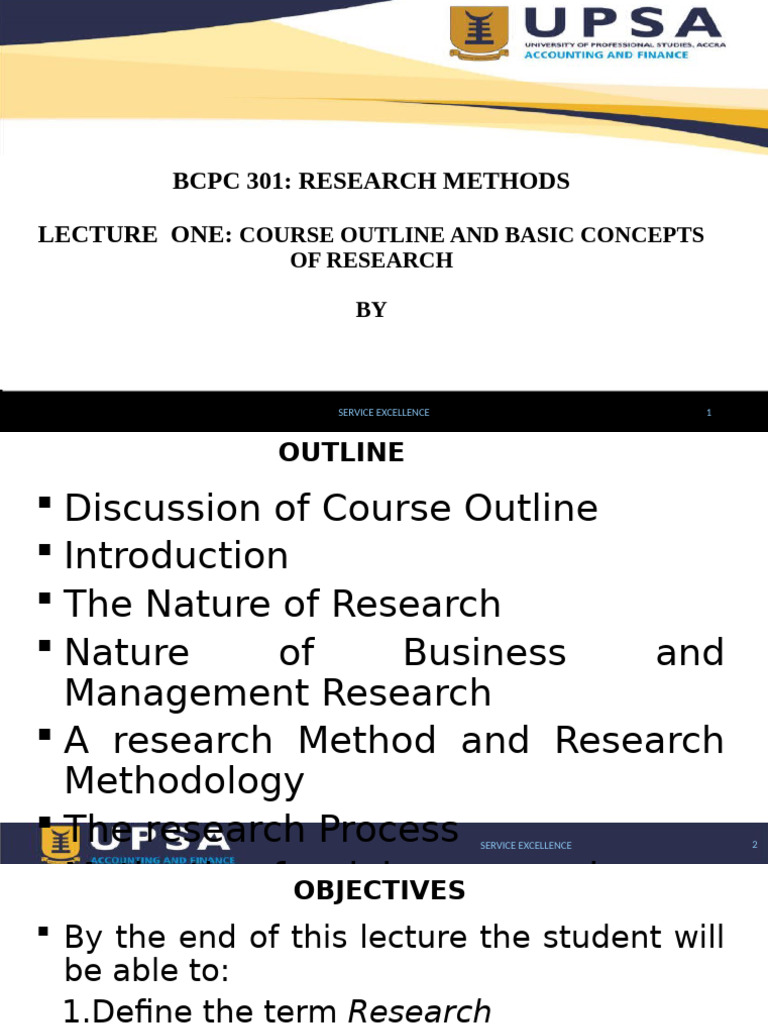 LECTURE 1 Course Outline and Basic Concepts | PDF