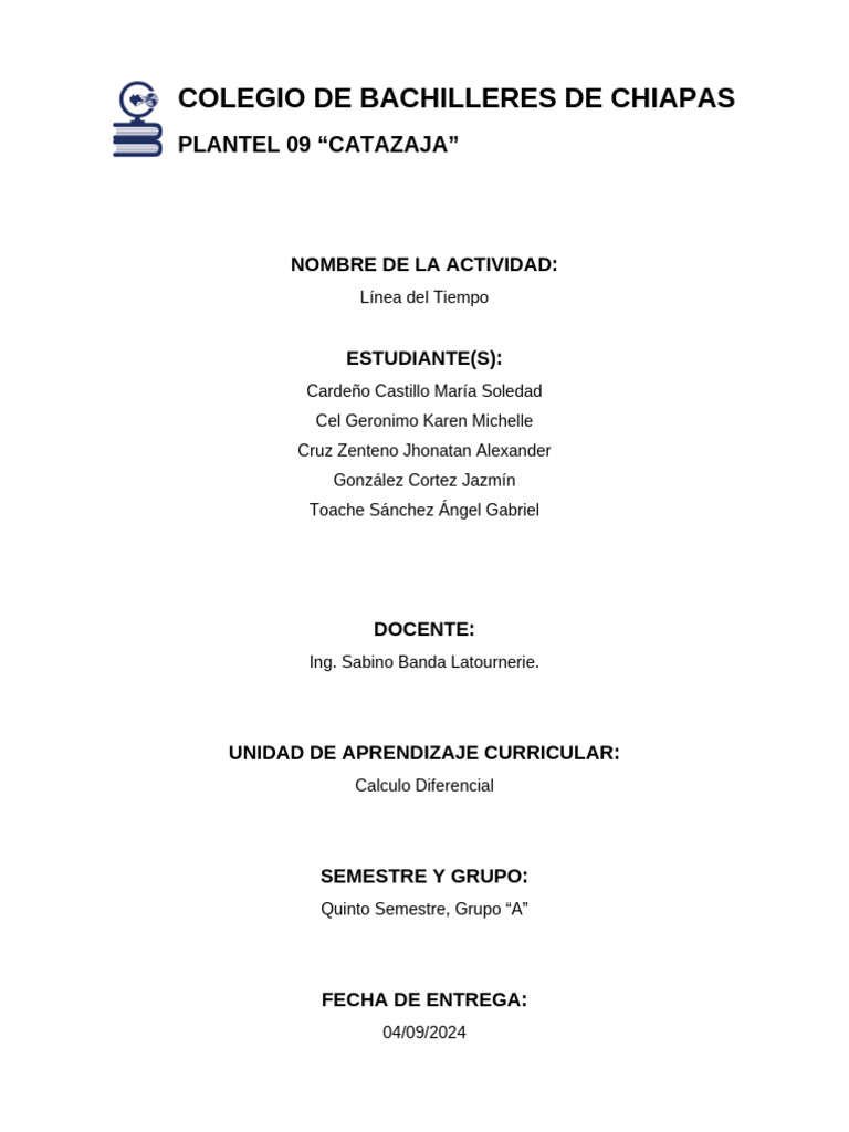 FORMATO DE PORTADA general_pm1 | PDF