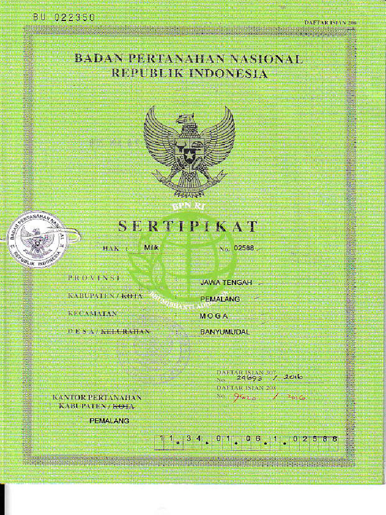 SHM. 02588 Banyumudal | PDF