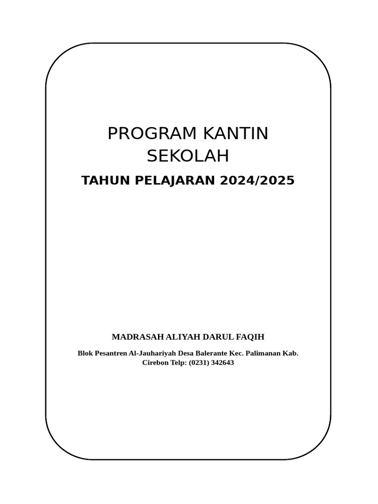 Program-Kantin-Sekolah-sehat Komp.3 | PDF