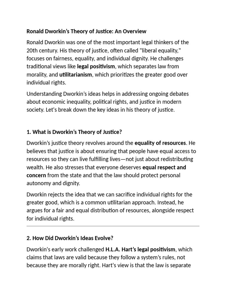 Ronald Dworkin | PDF