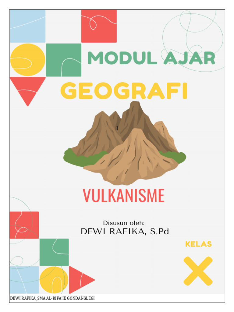 Modul Vulkanisme | PDF