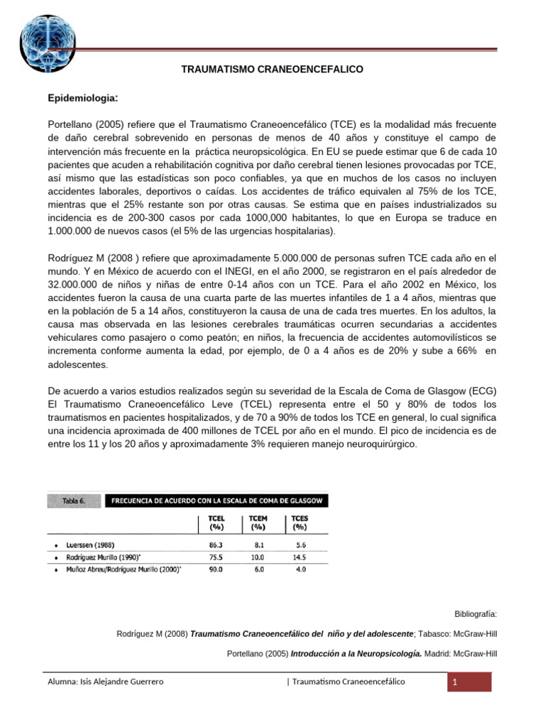 EPIDEMIOLOGIA TCE | PDF