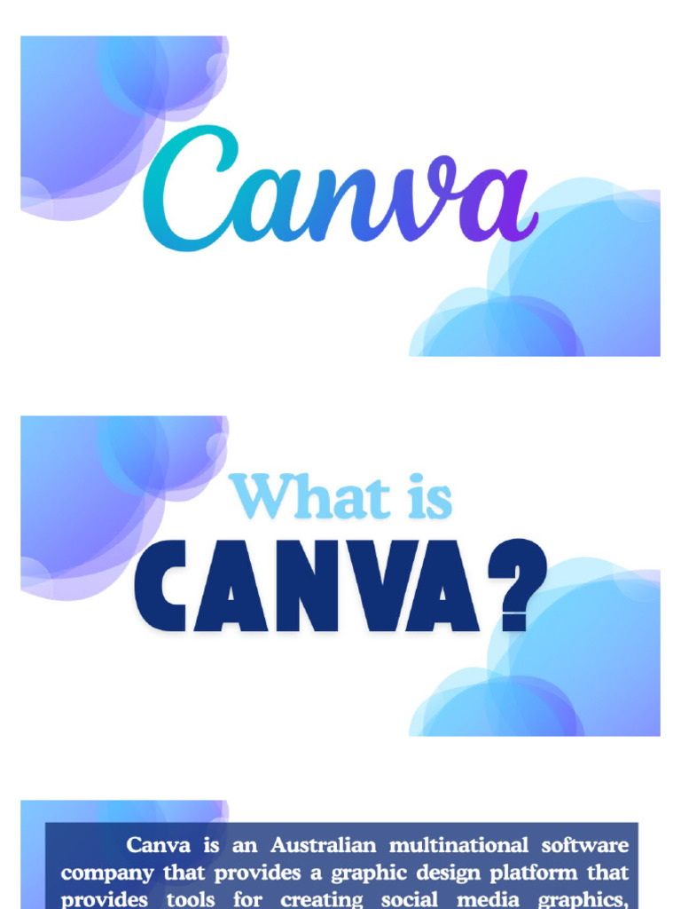 Introduction To Canva 1 | PDF