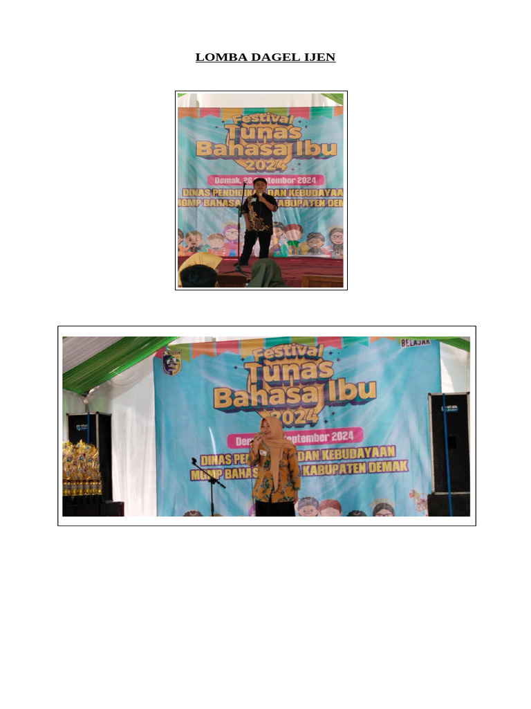 Lomba Dagel Ijen | PDF