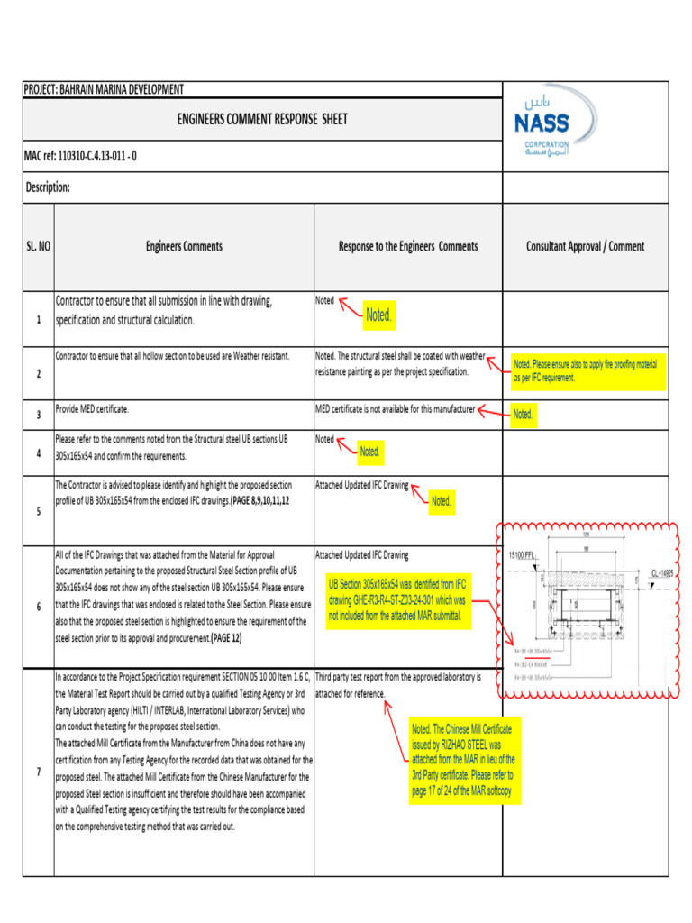 Response-110310-C.4.13-011 - R1 Rizhao Steel | PDF