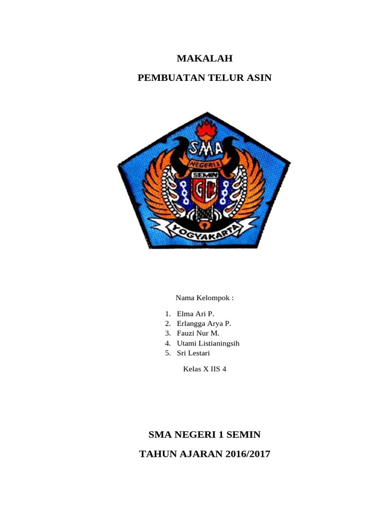 Telur Asin | PDF
