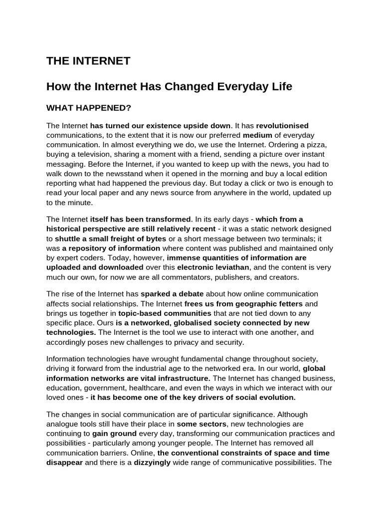 The Internet | PDF