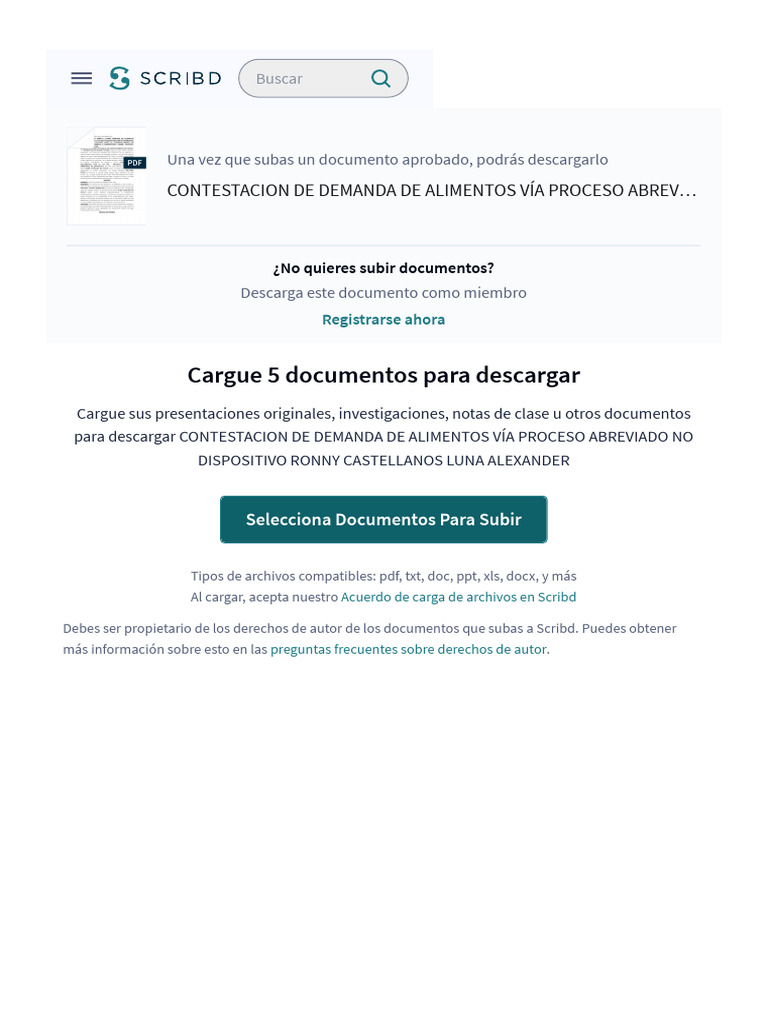 Suba Un Documento - Scribd | PDF