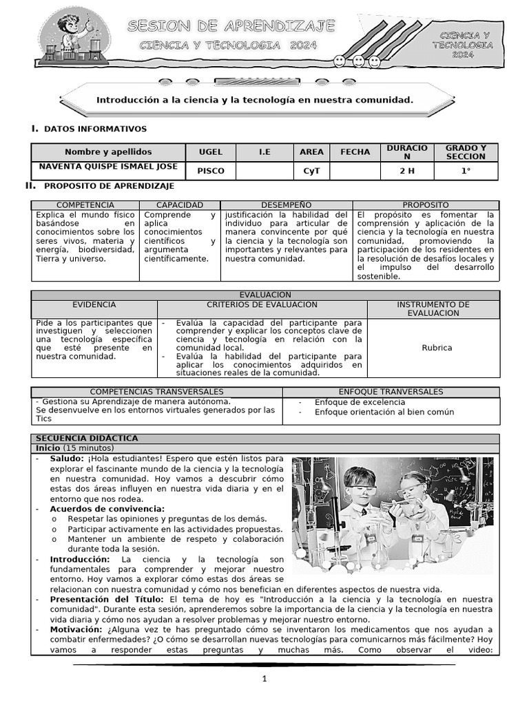 1° Sesion 01 Cyt | PDF