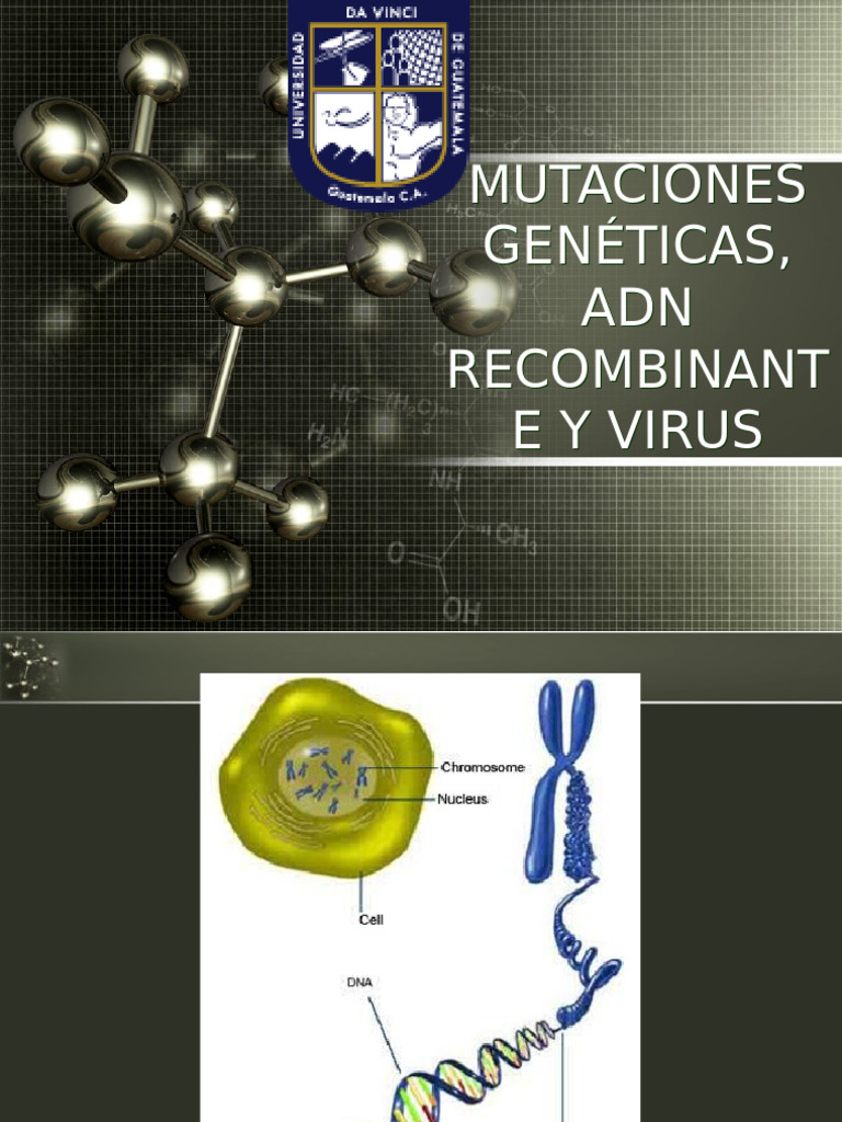 4.mutaciones Genéticas, ADN Recombinante y Virus | PDF