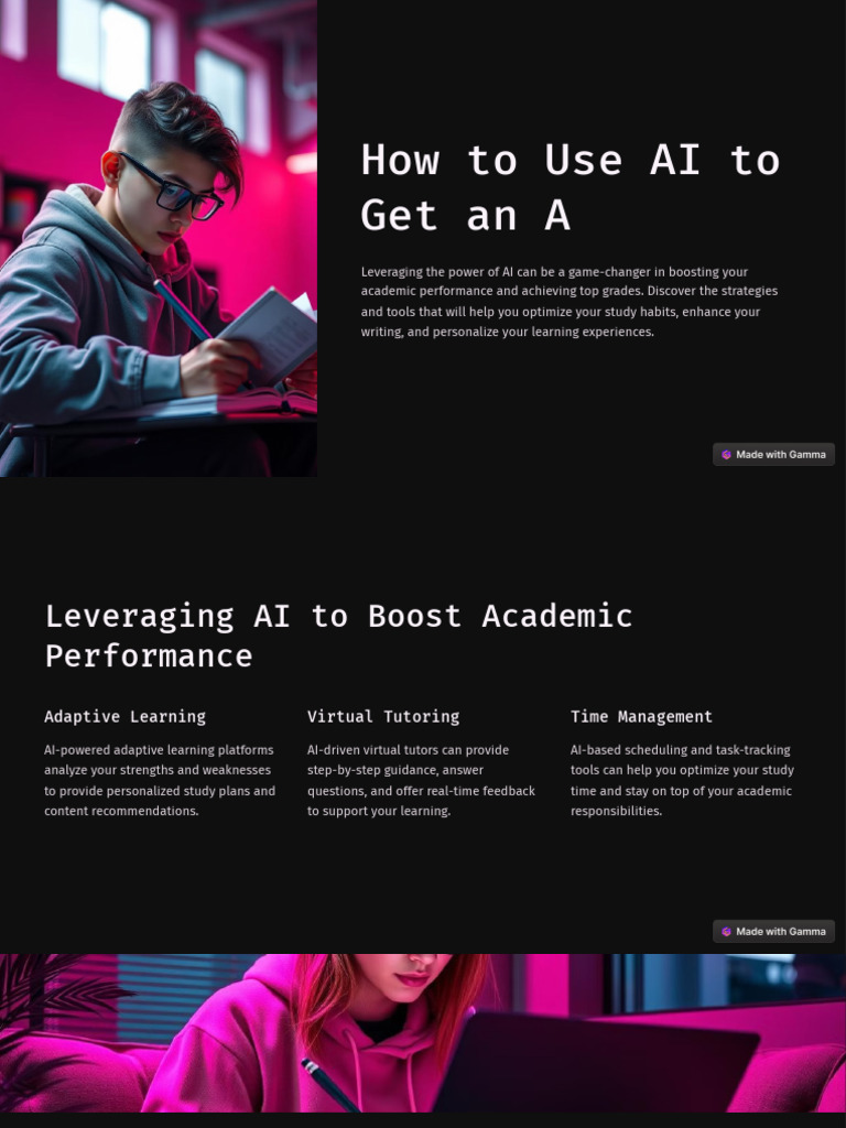 How To Use AI To Get An A | PDF