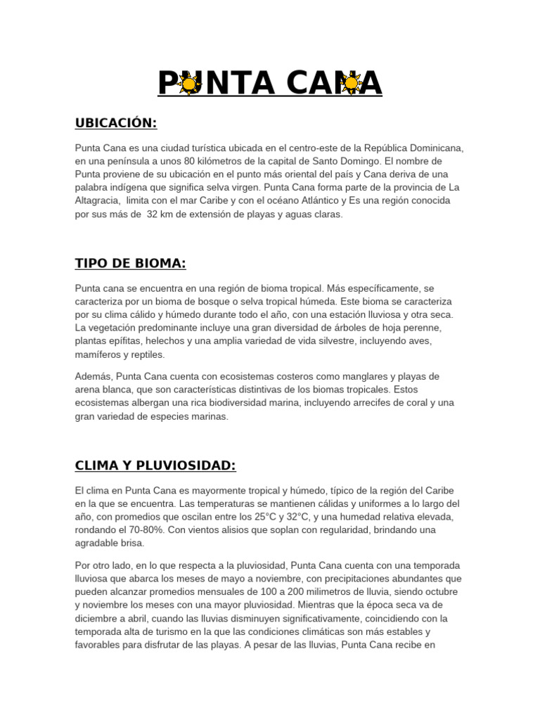 Punta Cana | PDF